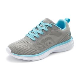 Lascana Damen Sneaker "Freizeitschuh, Halbschuh, Turnschuhe", Gr. 37grau, hellblau, Obermaterial: 90% Textilmaterial, 10% Synthetik. Decksohle: 100%