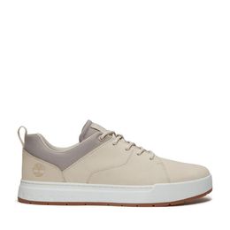 Timberland Herren Sneaker "MAPLE GROVE LOW LACE UP SNEAKER", Gr. 45, beige, Leder, Schuhe, Winterschuhe, Sneakerboots, Winterboots