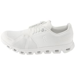 On RUNNING Herren Sneaker "On Running Cloud 6", Gr. 44wei&szlig; wei&szlig;, Synthetik, Schuhe