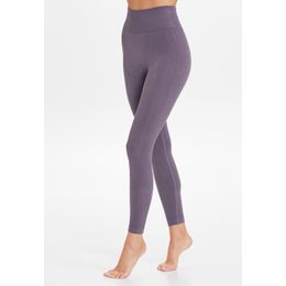 Endurance Damen Trainingstights "Maidon", lila, Gr. S, unifarben, 83% Nylon, 16% Elasthan, 1% Polyester, Hosen, in nahtlosem Design