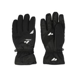 Zanier Damen Skihandschuhe "Kirchberg GTX"schwarz, Gr. 10, 70% Lederimitat, 30% Polyester, Handschuhe, mit wasser- und winddichter Membran