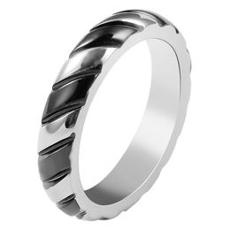 Adelia&acute;s ADELIA ́S Damen Fingerring "Damen Ring aus Edelstahl", 58, Edelstahl, silber, Edelstahl, Fingerringe