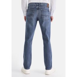 Stooker Men Herren 5-Pocket-Hose "Frisco Denim Straight Fit Jeans", beige, Gr. 33, Twill, 98% Baumwolle, 2% Elasthan, Hosen, Straight Fit Casual