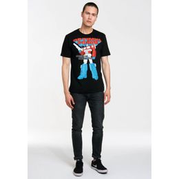 logoshirt Herren T-Shirt "Optimus Prime - Transformers", schwarz, Gr. M, bedruckt, 100% Baumwolle, Shirts, mit l&auml;ssigem Print