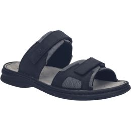 Josef Seibel Herren Sandale "Max 75, schwarz-kombi", Gr. 42, schwarz, Obermaterial: 80% Rindsleder Leather cow. 20% Textilmaterial TEXMAT., Schuhe