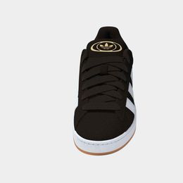 M&auml;dchen Sneaker "CAMPUS 00S", adidas originals, Gr. 36, braun, Leder, Synthetik, Schuhe, f&uuml;r Kinder und Jugendliche, mit Gummilaufsohle, mit Schn&uuml;rung