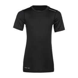 Endurance Jungen Funktionsshirt "Power", schwarz, Gr. 164, unifarben, 90% Polyester, 10% Elasthan, Shirts, mit innovativer QUICK DRY-Technologie