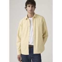 Levi's LEVI'S Herren Langarmhemd "AUTHENTIC BUTTON DOWN"rutabaga gmt dye, Gr. L, Web, Obermaterial: 100% Baumwolle, Hemden, mit Ton-in-Ton Logostickerei auf