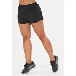 ENDURANCE ATHLECIA ATHLECIA Damen Shorts "Eliane", schwarz, Gr. 40, unifarben, 92% Polyester, 8% Elasthan, Hosen, im 2in1-Design mit 4-Wege-Stretch