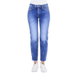 Damen Bequeme Jeans, blau, Gr. 31, Le Temps Des Cerises, 89% Baumwolle, 11% Elasthan, Jeans, mit l&auml;ssiger Waschung