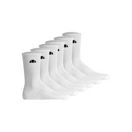 Ellesse Sneakersocken "Socken ALACRE Crew Socks 6P 6er Pack", Gr. 41, wei&szlig;, Obermaterial: 68% Baumwolle CO. 16% Polyester PES. 14% Polyamid PA. 2%
