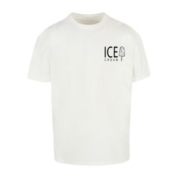 Merchcode Herren T-Shirt "Merchcode Ice Cream Oversized T-shirt"ready for dye, Gr. M, bedruckt, 100% Baumwolle, Shirts