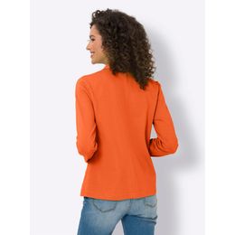 Heine Damen Jerseyblazer "Jersey-Blazer", orange, Gr. 38, 100% Baumwolle, Blazer