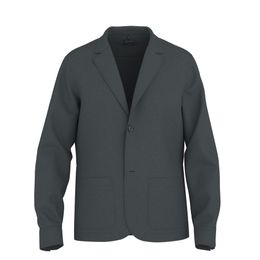 OLYMP Herren Hemdjackemarine, Gr. XXL, meliert, Web, Obermaterial: 55% Leinen, 45% Baumwolle, Jacken, meliert und mit Leinen