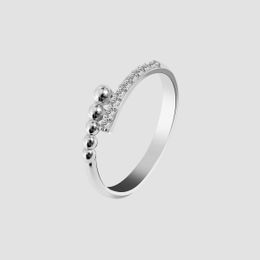 Adelia&acute;s ADELIA ́S Damen Fingerring "Damen Ring aus 925 Silber mit Zirkonia", 58, Silber 925 (Sterlingsilber), silber, Silber 925 (Sterlingsilber), Fingerringe