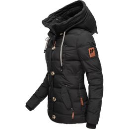 Navahoo Damen Winterjacke "Zoja", schwarz, Gr. S, Oberstoff: 100% Polyester. Futter: 100% Polyester. Wattierung: 100% Polyester. &Auml;rmelfutter: 100%