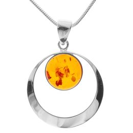 OSTSEE-SCHMUCK Damen Kette mit Anh&auml;nger "- Lenka - Silber 925/000 - Bernstein", 70, Silber 925 (Sterlingsilber), silber, Silber 925 (Sterlingsilber),