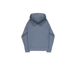 Herren Hoodie "Basic Zip Hoodie SL", blau, Gr. L, Alpha Industries, Obermaterial: 80% Baumwolle, 20% Polyester, Sweatshirts