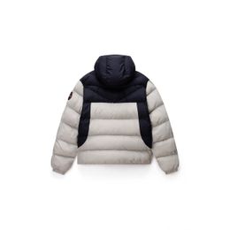 Napapijri Herren Steppjacke "A-MOLVENO HOOD", grau, Gr. XXL, Obermaterial: 100% Polyamid, Jacken, Langarm-Design, mit Eingrifftaschen und Innentasche