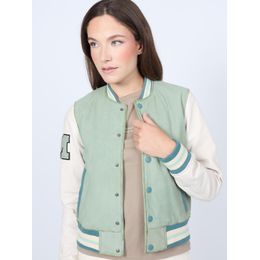 Mustang Damen Lederjacke "31023234", blau, Gr. XS, Obermaterial: 100% Lammleder. Innenfutter: 60% Baumwolle, 40% Polyester. &Auml;rmelfutter: 100%