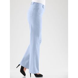COSMA Damen Funktionshose, blau, Gr. 24, unifarben, 97% Baumwolle, 3% Elasthan, Hosen