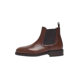 Henry Stevens Damen Chelseaboots "Ella CB2", Gr. 40,5, braun, Boxcalf, Schuhe