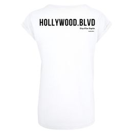 F4NT4STIC Damen T-Shirt "PLUS SIZE Hollywood boulevard", wei&szlig;, Gr. 4XL, Obermaterial: 100% Baumwolle, Shirts, Print