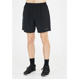 Endurance Herren Shorts "Kroser", schwarz, Gr. XXXL, unifarben, 95% Polyester, 5% Elasthan, Hosen, mit elastischem Bund