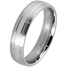 Adelia&acute;s ADELIA ́S Herren Fingerring "Herren Ring aus Edelstahl", 68, Edelstahlsilber, Edelstahl, Fingerringe