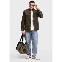 REDEFINED REBEL EST. 2013 REDEFINED REBEL Herren Langarmhemd "Redefined Rebel Shirt RRSean Shirt", gr&uuml;n, Gr. S, Web, 98% Baumwolle, 2% Elasthan, Hemden