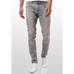 Rusty Neal Herren Straight-Jeans "MELVIN", grau, Gr. 40, unifarben, 98% Baumwolle, 2% Elasthan, Jeans, im klassischen 5-Pocket-Stil