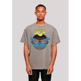 F4NT4STIC Herren T-Shirt "YES Dragonfly Tour V1", grau, Gr. M, Obermaterial: 100% Baumwolle, Shirts, Premium Qualit&auml;t