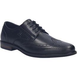 Josef Seibel Herren Schn&uuml;rschuh "Desmond 02, schwarz", Gr. 40, schwarz, Obermaterial: 100% Rindsleder Leather cow., Schuhe