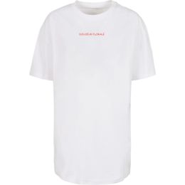 Merchcode Damen T-Shirt "Merchcode Ladies Douceur Florale Tee", wei&szlig;, Gr. XXXL, bedruckt, 100% Baumwolle, Shirts