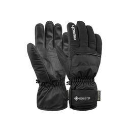 Reusch Damen Skihandschuhe "Snow Ranger GORE-TEX", schwarz-wei&szlig;, Gr. 11, mehrfarbig, 84% Polyester, 15% Lederimitat, 1% Elasthan, Handschuhe, mit