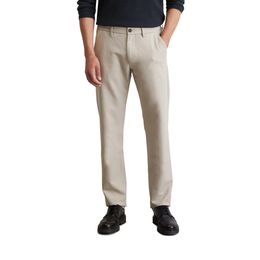 Marc O'Polo MARC O'POLO Herren Chinohose "aus Baumwoll-Leinen-Mix", grau, Gr. 33, unifarben, Obermaterial: 84% Baumwolle, 16% Leinen, Hosen