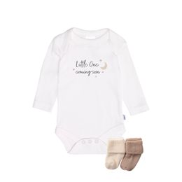 Liliput M&auml;dchen Erstausstattungspaket "Little One coming soon", wei&szlig;, Gr. 62, 100% Baumwolle, KOB Set-Artikel, 3er-Pack mit passenden S&ouml;ckchen