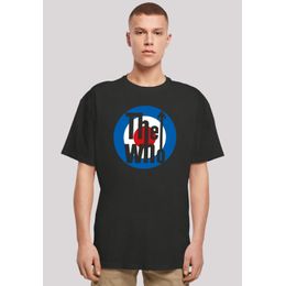 F4NT4STIC Herren T-Shirt "The Who Target Classic", schwarz, Gr. M, Obermaterial: 100% Baumwolle, Shirts, Premium Qualit&auml;t
