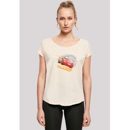 F4NT4STIC Damen T-Shirt "Cars Lightning McQueen", wei&szlig;, Gr. M, Obermaterial: 100% Baumwolle, Shirts, Premium Qualit&auml;t