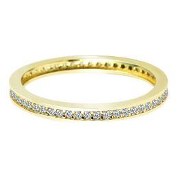 Adelia&acute;s ADELIA ́S Damen Fingerring "Damen Ring aus 333 Gold mit Zirkonia", 58, gold, Fingerringe