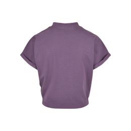 Urban Classics Damen T-Shirt "Urban Classics Damen Ladies Short Pigment Dye Cut On Sleeve Tee"duskviolet, Gr. S, 100% Baumwolle, Shirts
