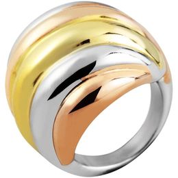 Adelia&acute;s ADELIA ́S Damen Fingerring "Damen Ring aus Edelstahl", 60, Edelstahlgold, Edelstahl, Fingerringe