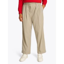 Tommy Hilfiger "CO TENCEL RLXD STR PULL ON CHINO" mit Logostickerei