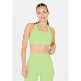 Endurance Damen Sport-BH "Alanie", Gr. XS, gr&uuml;n, 82% Polyester, 18% Elasthan, unifarben, BHs, mit bequemen Cups und Racerback-Design