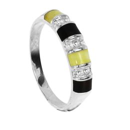 OSTSEE-SCHMUCK Damen Fingerring "- Bente - Silber 925/000 - Bernstein", 56, silber, Fingerringe