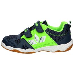 Lico M&auml;dchen Hallenschuh "Sportschuh Sport V", Gr. 35, blau, Synthetik, Schuhe