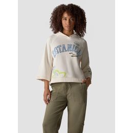 Lecomte Damen Sweatshirt "Sweatshirt"beige, Gr. 38, unifarben, 75%Baumwolle, 25%Polyester, Sweatshirts