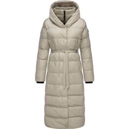 Ragwear Damen Steppmantel "Niara Long", grau, Gr. XXXL, Obermaterial: 100% Nylon. Innenfutter: 100% Polyester. Wattierung: 100% Polyester, M&auml;ntel,