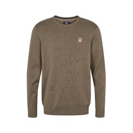 VINSON Herren Strickpullover "VINSON Sweater VMJulian"braun melange, Gr. XL, Obermaterial: 100% Baumwolle, Pullover