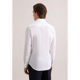 Seidensticker Herren Businesshemd "Schwarze Rose", wei&szlig;, Gr. 42, Strukturmuster, 100% Baumwolle, Hemden, X-Slim 1/1 Kentkragen Struktur